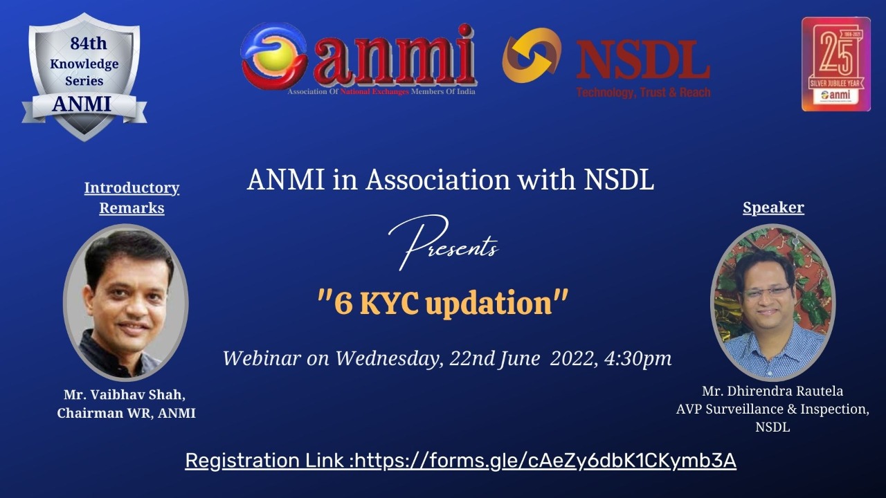 Association of NSE Members of India (ANMI) (formerly known as ...